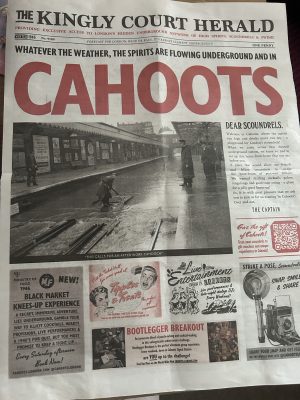 CAHOOTS COCKTAIL BAR IN SOHO, LONDON — Karen's World